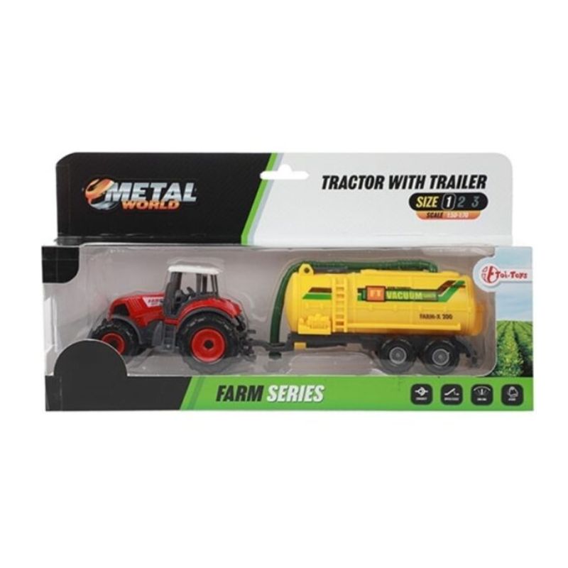 TRAKTOR METALNI SA PRIKOLICOM | Dečiji svet Igračke za decu